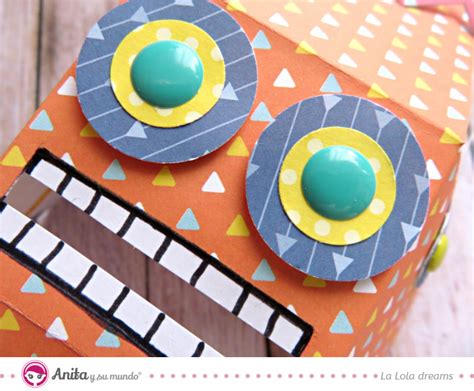Cómo Hacer una Hucha Original con Papel scrap Anita y su mundo