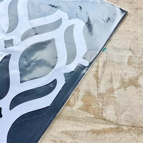 Stencil Bordo Barocco Magic Paint Riutilizzabile X Cm