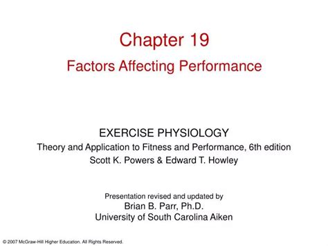 ppt chapter 19 factors affecting performance powerpoint presentation id 701190
