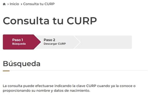 CURP trámite consulta y corrección en línea como hacerlo