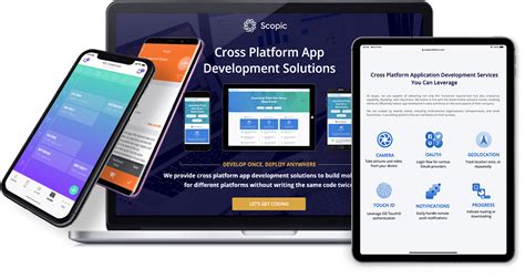 cross platform solutions landing page web applications scopic