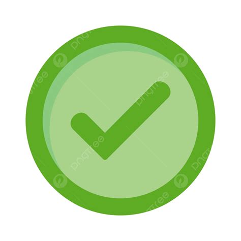 Check Flat Icon Vector Accept Checkmark Circle Png And Vector With