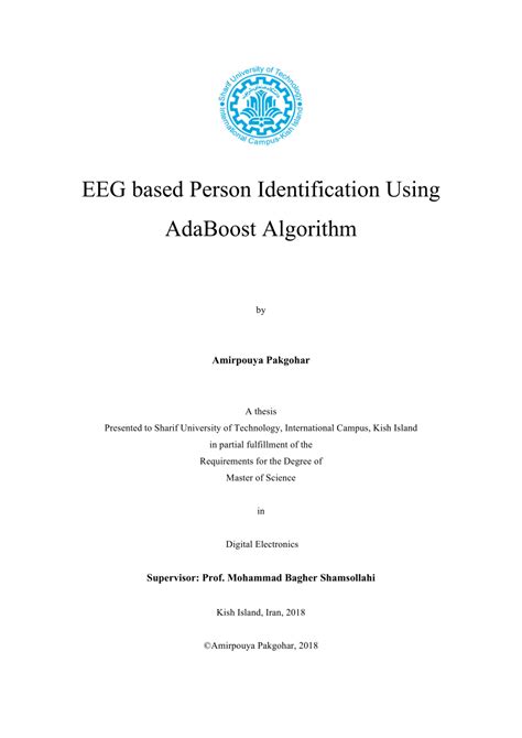 pdf eeg based person identification using adaboost algorithm