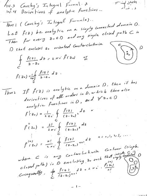 10 cauchy integral formula pdf