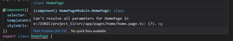 ionic framework how to resolve this issue can t resolve all parameters stack overflow