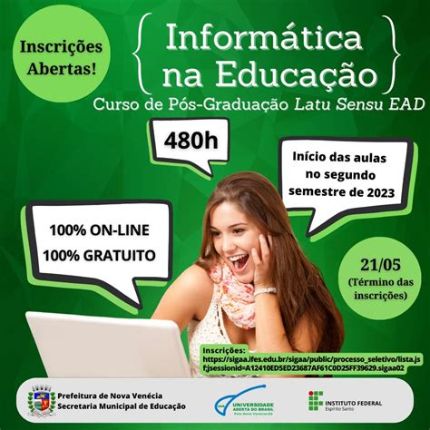 IFES abre Processo Seletivo para o Curso de Pós graduação Lato Sensu em
