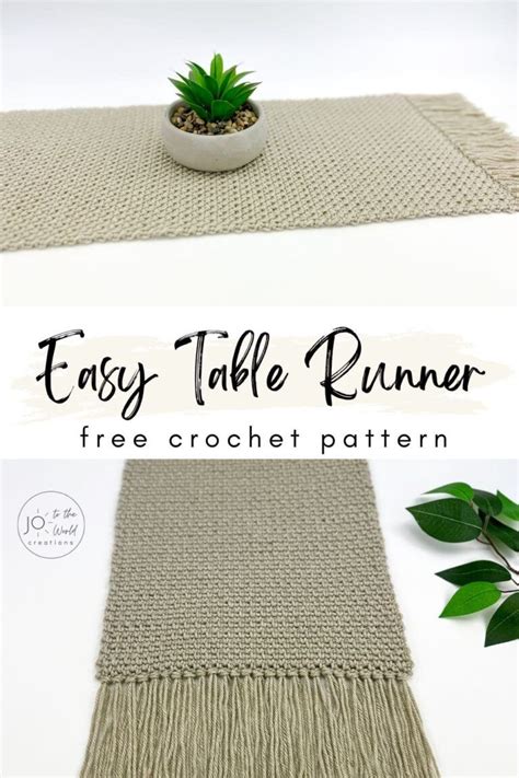 A Crochet Table Runner That S Functional And Stylish Artofit
