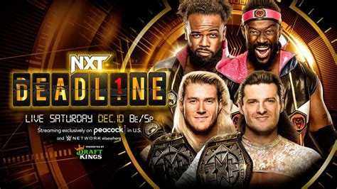Nxt Deadline Match Card How To Watch Previews Start Time And More Wwe