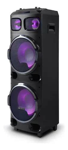 Parlante Bafle Potenciado Ken Brown Monsterbox 3 Vias Woofer Color Negro