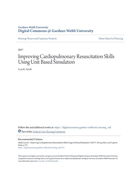 Fillable Online Improving Cardiopulmonary Resuscitation Skills Using
