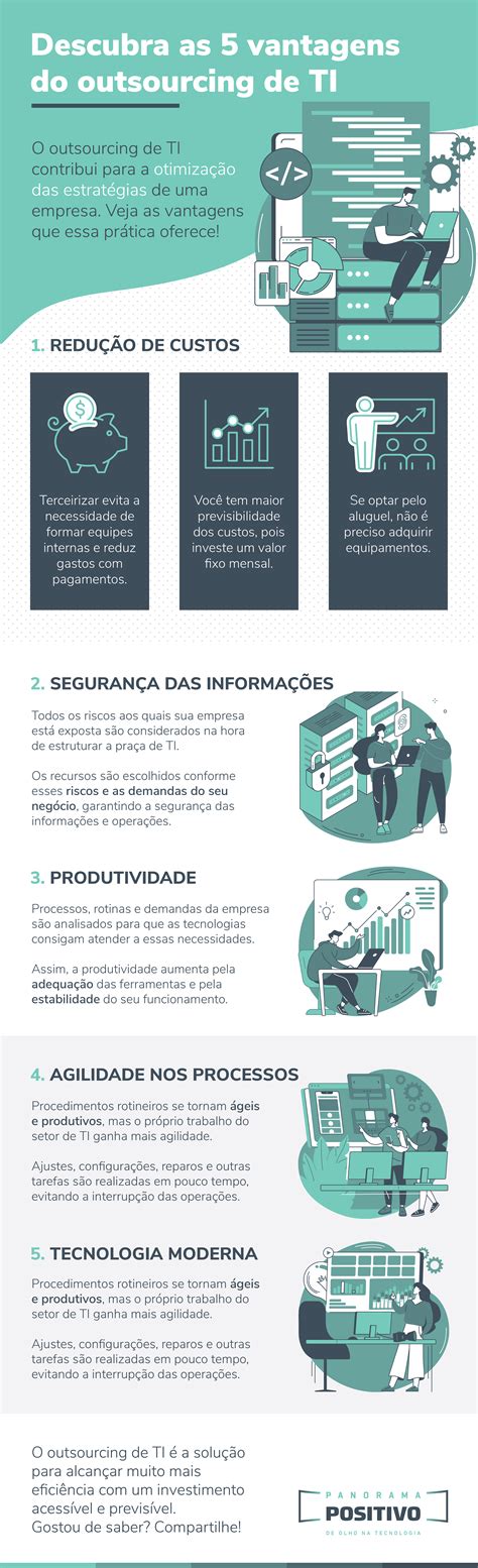 Descubra as 5 vantagens do outsourcing de TI para implementar já