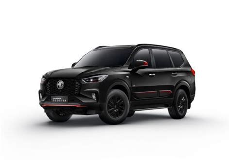 Mg Gloster Blackstorm X In Metal Black Cardekho