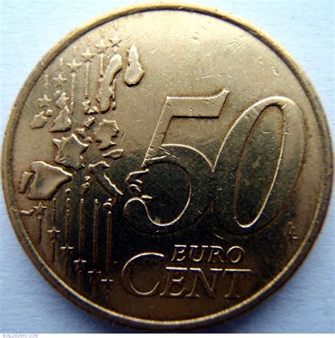 50 Euro Cent 2001 Euro 1999 2009 France Coin 1402