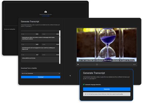 Transcribir video a texto Automático rápido y fácil Flixier