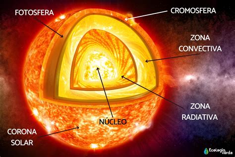 Capas del sol características y función Resumen y esquemas