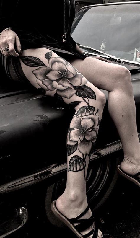 75 Tatuagens femininas na Perna incríveis para se inspirar