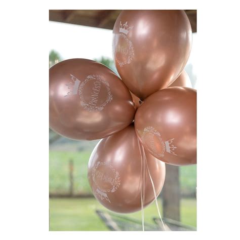 Ballons Latex Princesse Cm Rose Gold