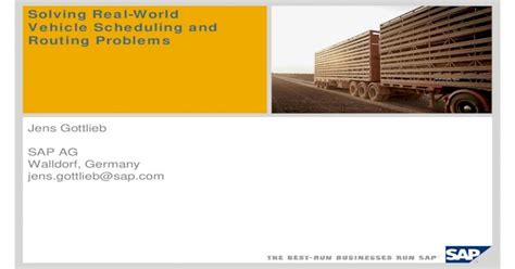 solving real world vehicle scheduling and routing problems [pdf document]
