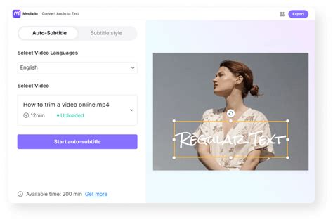 Convertir Audio A Texto Media Io Auto Transcriber Online