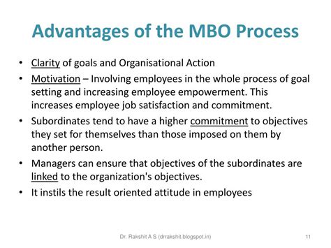 PPT Management By Objectives MBO PowerPoint Presentation Free
