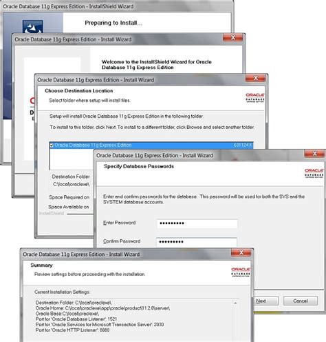 install oracle database 11g xe for ojdbc jar test