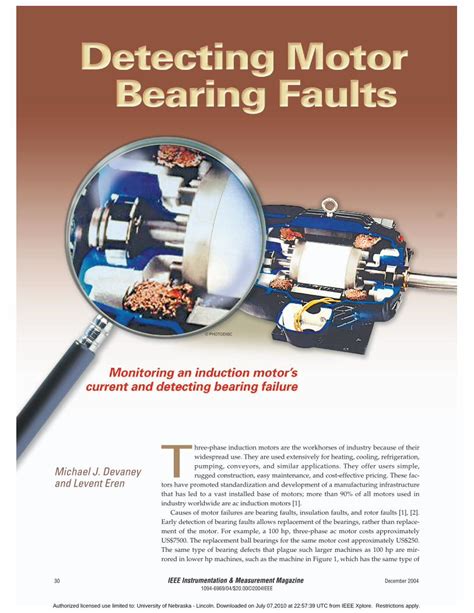 pdf detecting motor bearing faults dokumen tips