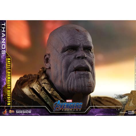 Marvel Thanos Battle Damaged Version Avengers Endgame Figure Hot