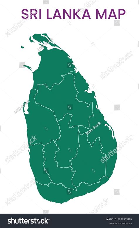 Modern Technology Sri Lanka On Map Images Stock Photos D Objects