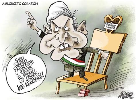 Caricaturas Politicas AMLO y la república amorosa