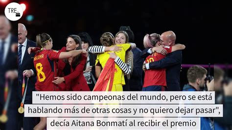 El reivindicativo mensaje de Aitana Bonmatí ganadora del premio a la