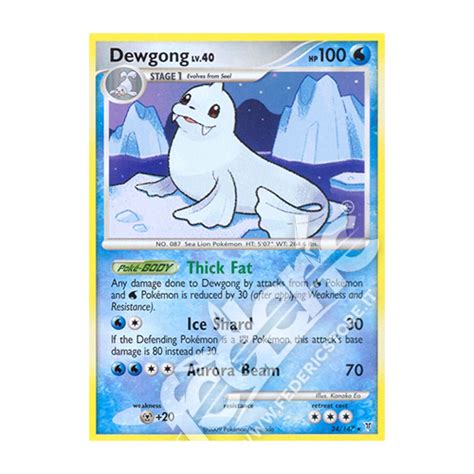 024 147 Dewgong Rara ENG MINT Federicstore