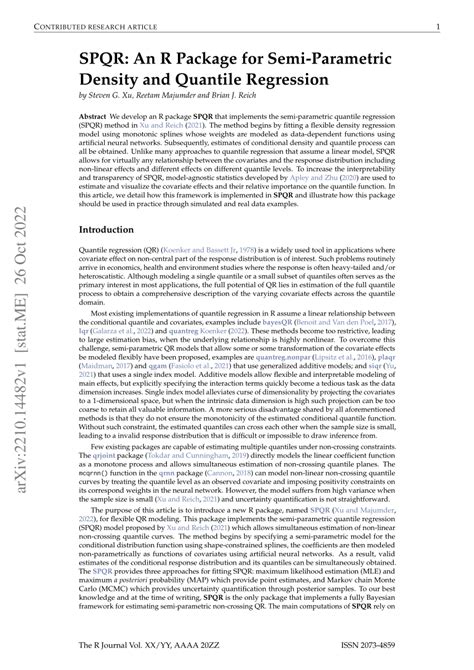 pdf spqr an r package for semi parametric density and quantile regression
