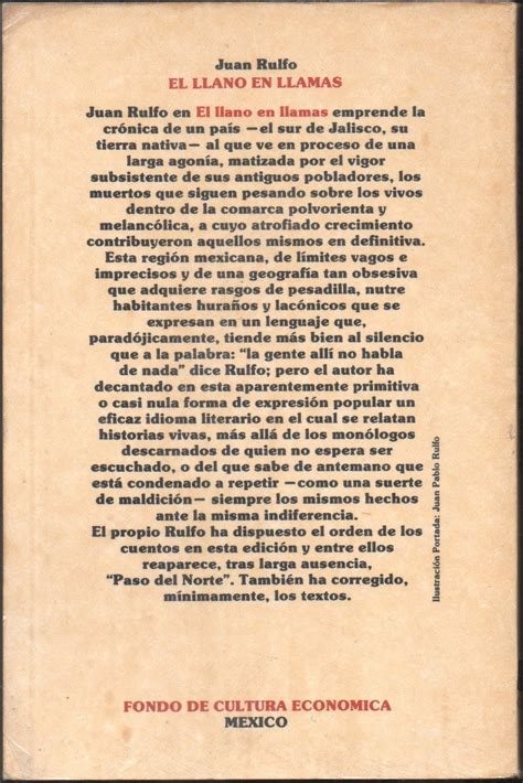 El Llano En Llamas Juan Rulfo 100 00 En Mercado Libre