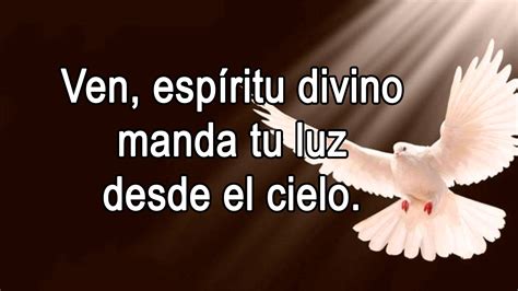 Oraci N Al Esp Ritu Santo Ven Esp Ritu Divino Yo A Jes S