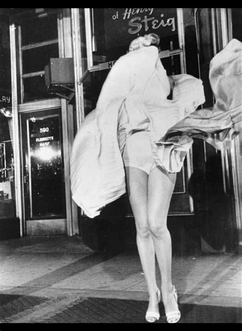 1954 Marilyn Monroe On The Set Of The Seven Year Itch