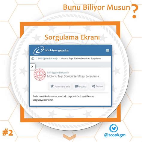 Motorlu Taşıt Sürücü Sertifikası Sorgulama ve Doğrulama e Devlet Kapısında
