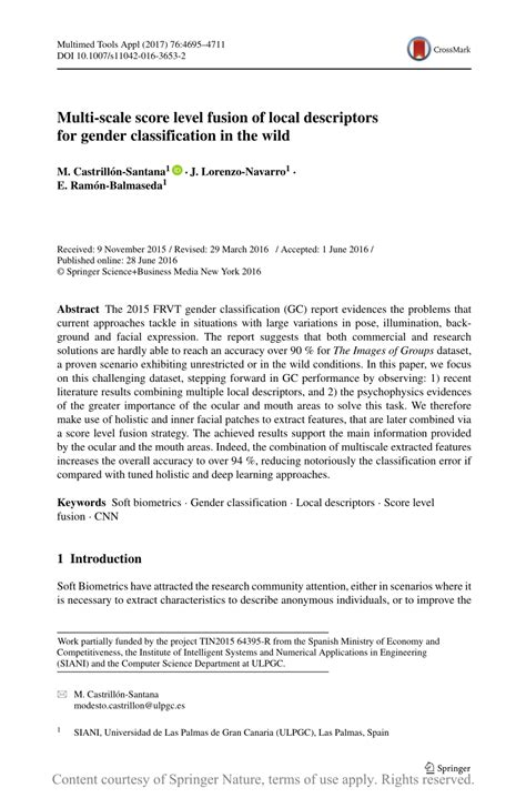 multi scale score level fusion of local descriptors for gender classification in the wild
