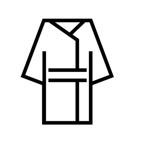 Bathrobe Icon Vector 599038 Vector Art At Vecteezy