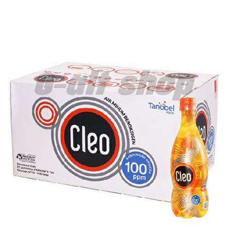 Jual Air Minum Oksigen CLEO OXYGENATED WATER Kesehatan Per Dus Shopee