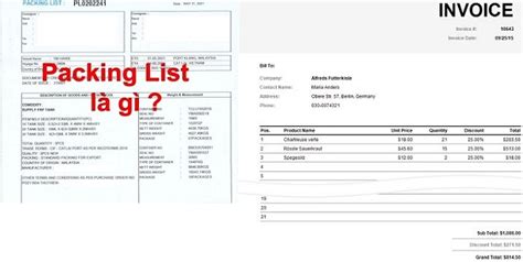 Invoice Packing List L G C V S D Ng Nh Th N O