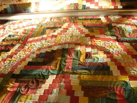 Snake River Log Cabin By Teresa Quilted By Charisma