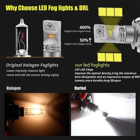 Xiyu Shop H15 Stili 6500K 2 Adet Lm H15 H4 H7 LED Ampul Uzun Fiyatı