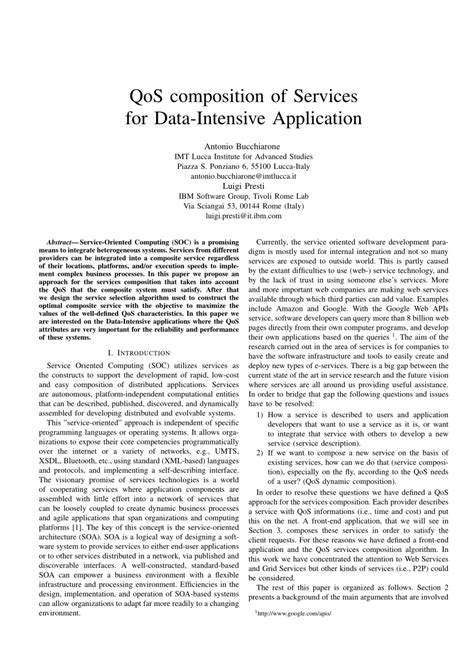 pdf qos composition of services for data intensive application