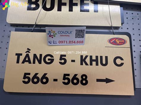 Làm biển treo thả trần văn phòng công ty giá rẻ lấy ngay tại Hà Nội