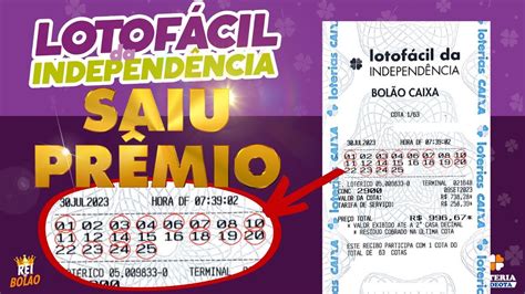 PAGAMOS PRÊMIOS DA LOTOFÁCIL DA INDEPENDÊNCIA 2023 RESULTADOS E