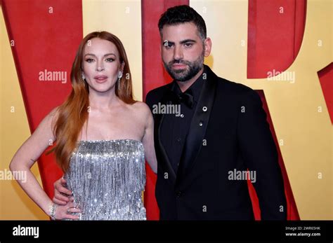 Lindsay Lohan Mit Ehemann Bader Shammas BEI Der Vanity Fair Oscar Party