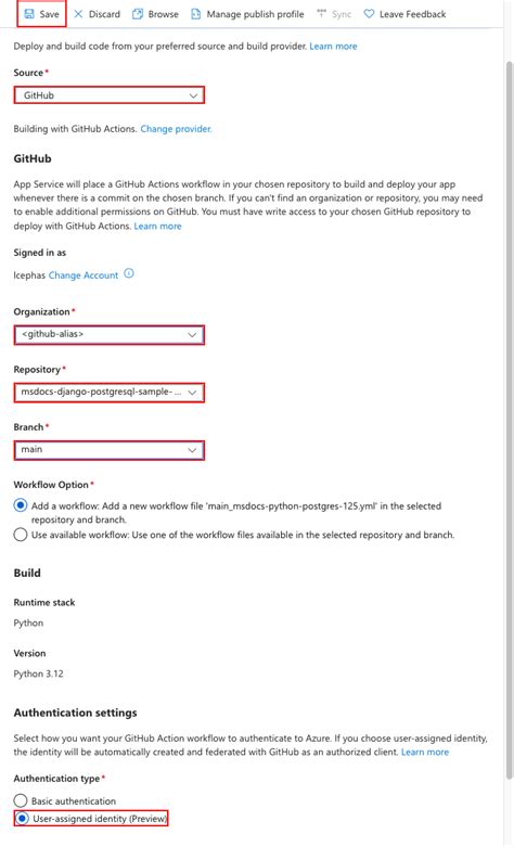 tutorial deploy a python django or flask web app with postgresql azure app service