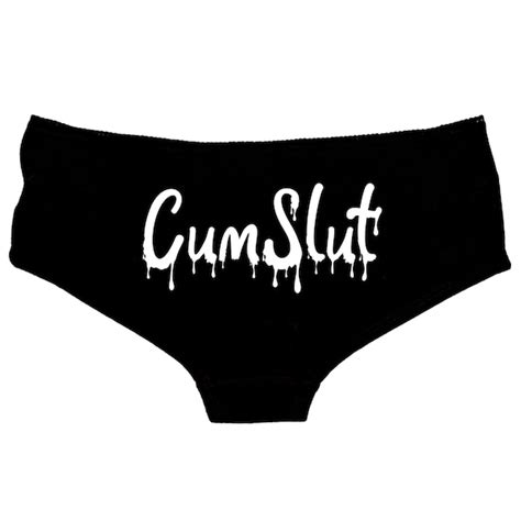 Cum Slut Knickers Drip Style Cumslut Panties Daddy Knickers Etsy Australia