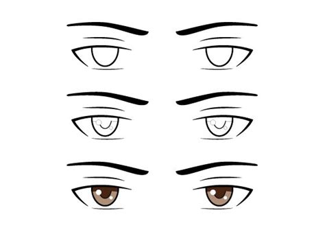 How To Draw Anime Manga Tutorials Animeoutline Manga Eyes Guy