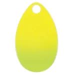 Indiana Spinner Blade Yellow With Green Splash Sz